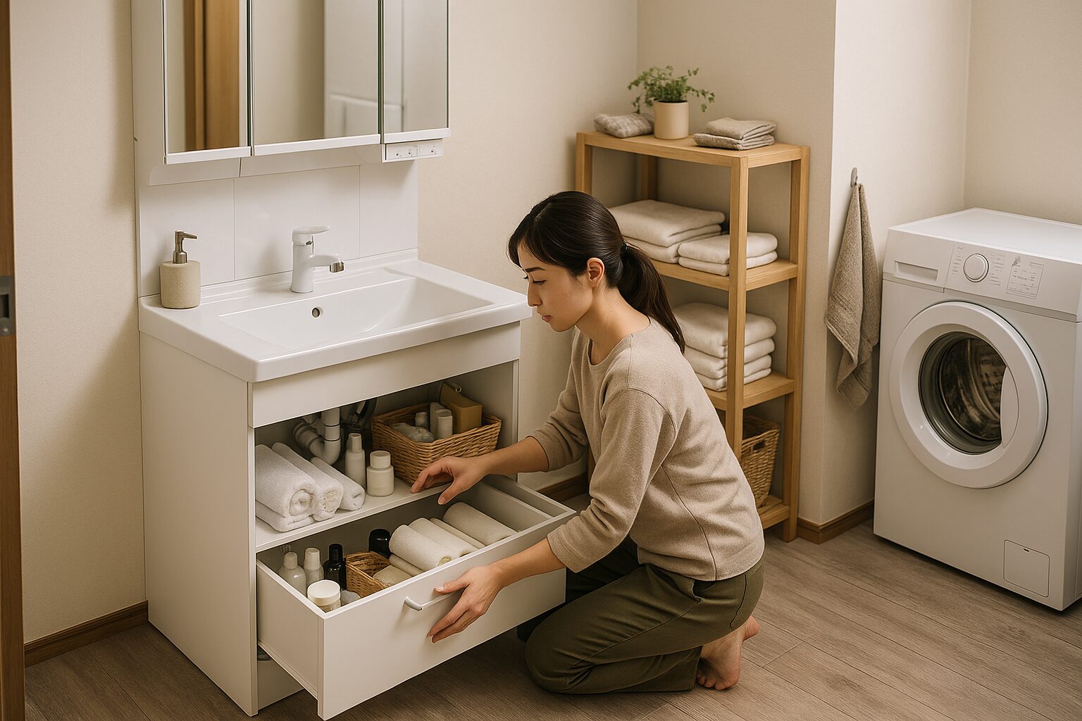 洗面所収納を見直すならリクシルオフトが最適解な理由 | LIXILリフォームショップ SENSEPROJECT